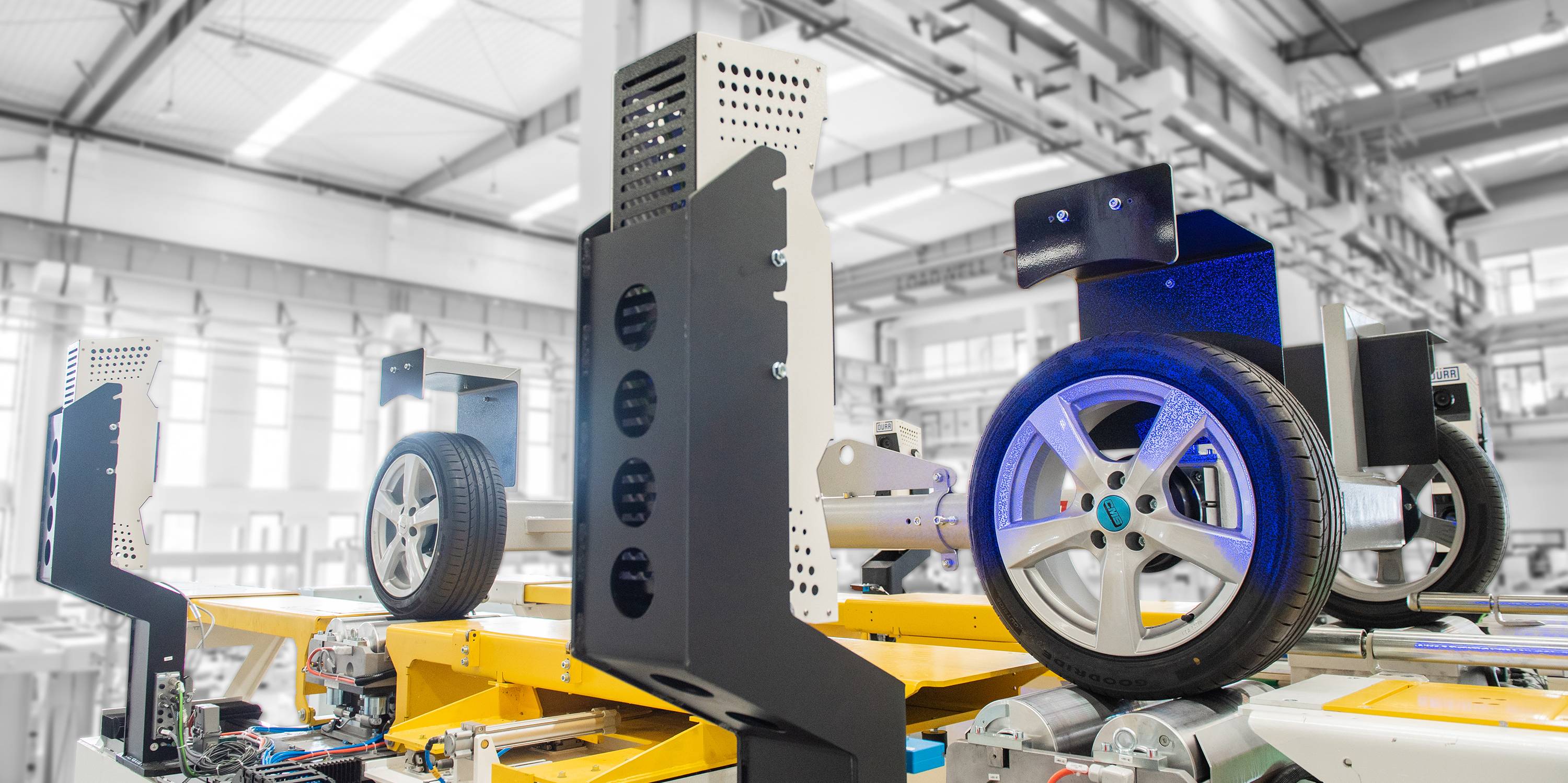 Wheel alignment and measurement with highest precision - Dürr