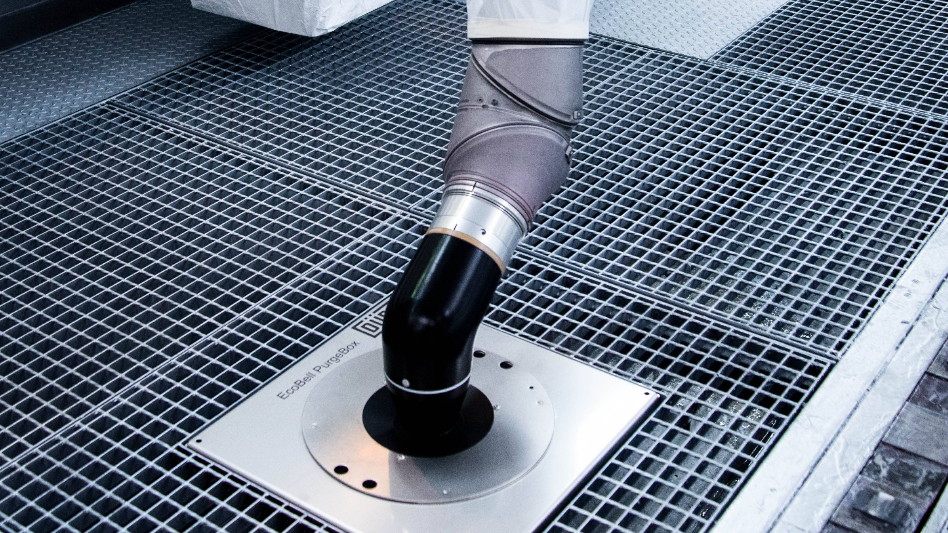 EcoBell PurgeBox flushing system for two-component paint application - Dürr